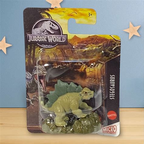 Jurassic World Dominion Stegosaurus Micro Figure Collectors World Toys