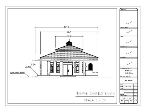 Gambar Kerja Musholla 03 Pdf