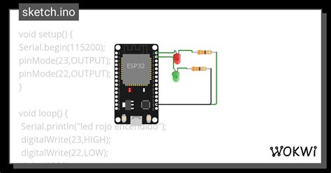 Practica 1 Parcial 1 Wokwi Esp32 Stm32 Arduino Simulator