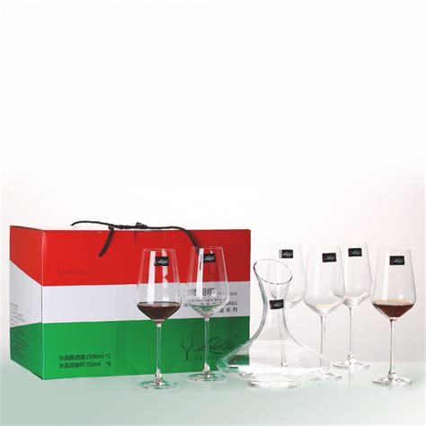 Crystal Wine And Decanter T Set 6 Pcs S97cbdc L7 5501500 Ml
