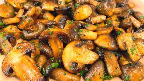 Очень Вкусные Жареные грибы Как правильно жарить грибы шампиньоны Простой рецепт вкусных