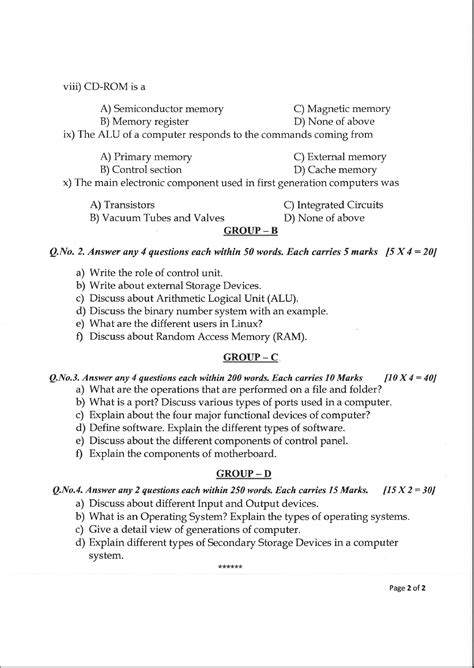 ospu dca computer fundamentals june 2018 question paper university