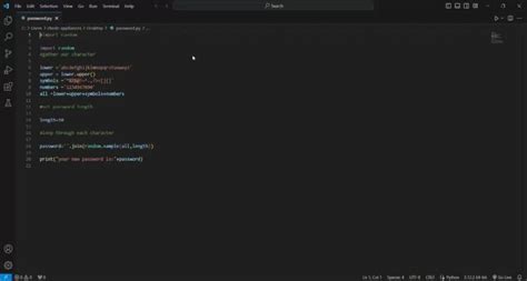 codsoft task3 password generator sakshi tale