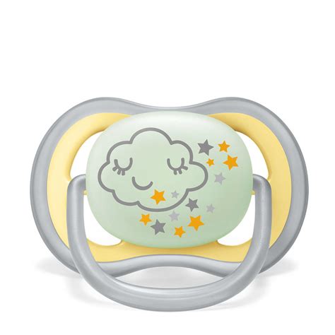 Philips Avent Ultra Air Nighttime Fopspeen 18m 2 Stuks Scf37601 Wehkamp