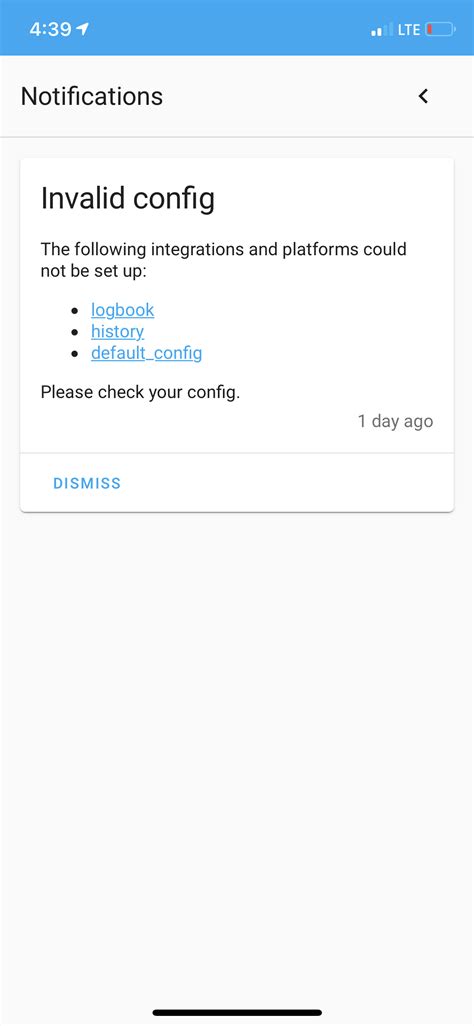 logbook history and defsult config error home assistant os home