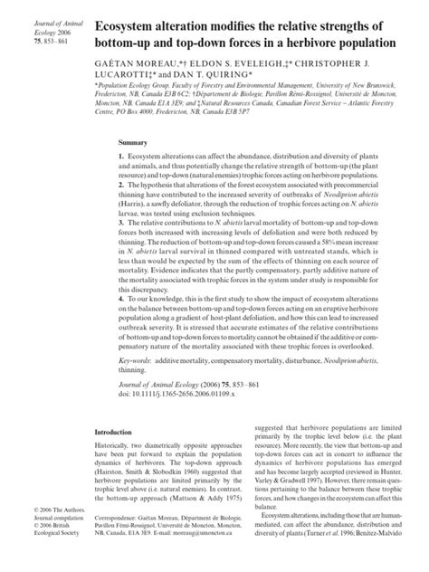03 Ecosystem Alteration Pdf Insects Ecology