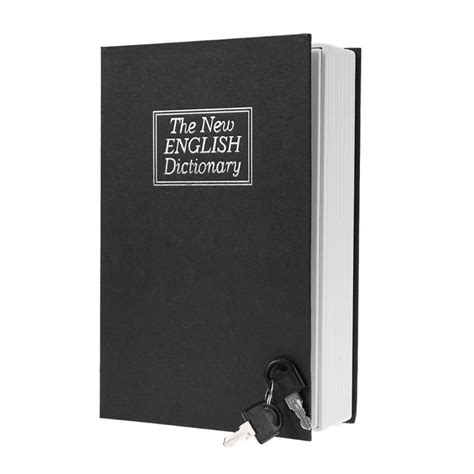 dictionary mini book safe security key locker money hidden secret safe