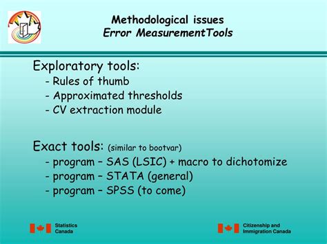 Ppt Methodological Issues Powerpoint Presentation Free Download Id