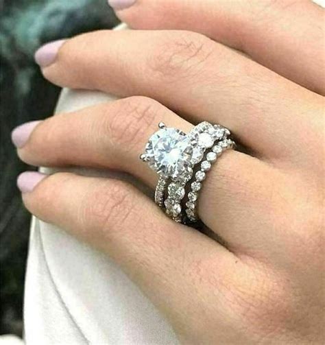 150ct Round Cut Moissanite Bridal Set Wedding Set Etsy