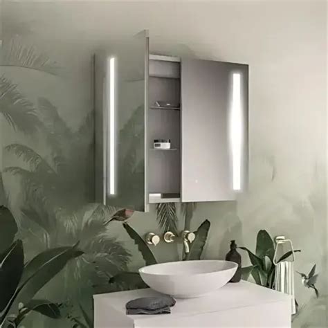 Castellano 600 X 700mm Led Mirror Cabinet 2 Door