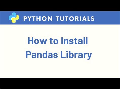 How To Install Pandas In Windows Python IDLE And Jupyter Notebook YouTube