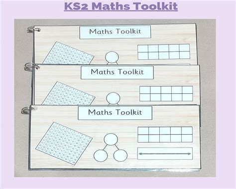 Ks2 Year 56 Maths Toolkit Ten Frame Hundred Square Bar Model Number Line Part Whole Model