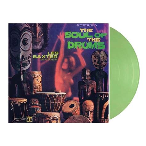 Les Baxter Soul Of The Drum Ltd Bright Green Vinyl Lp Les