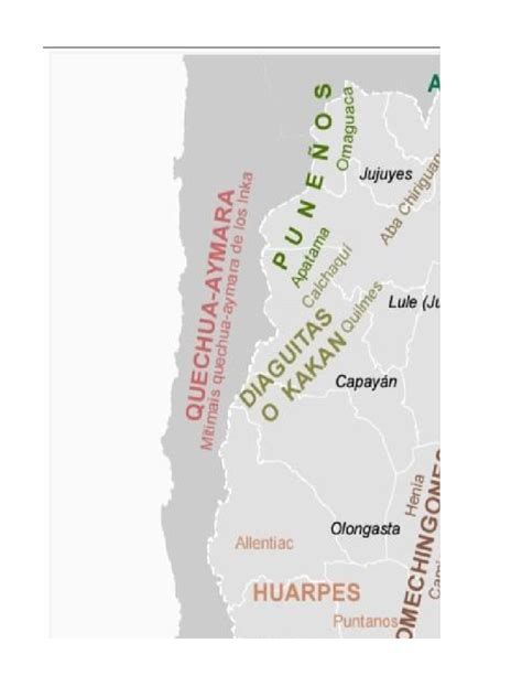 Pueblos Originarios Mapa Pdf