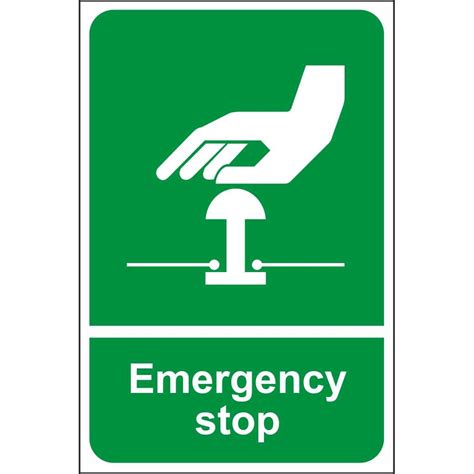 Emergency Stop Push Button Symbol