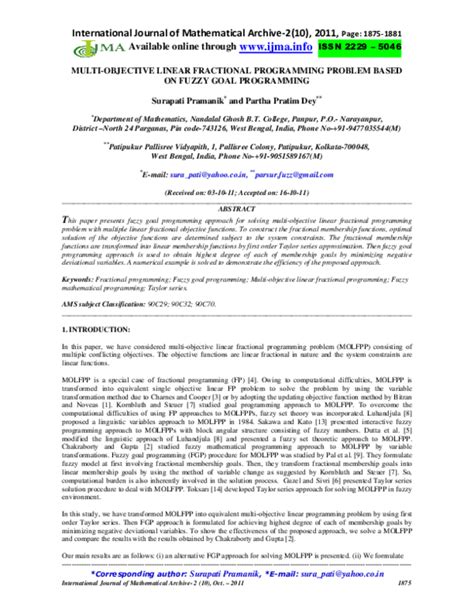 Multi Objective Linear Fractional Programming Problem Based On Fuzzy