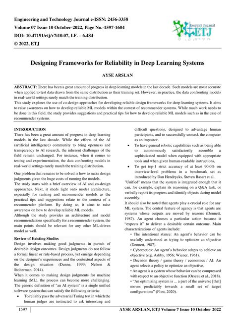 Pdf Designing Frameworks For Reliability In Deep Learning Systems
