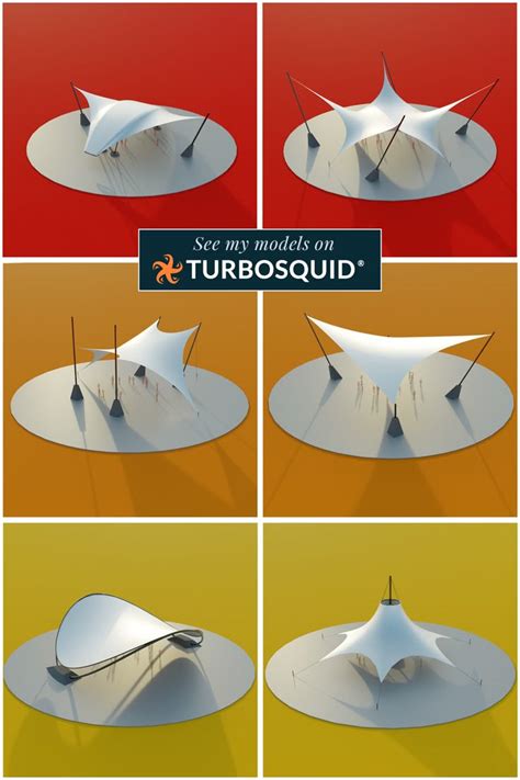 3d Tensile Structures Collection Model By Ayman Ibrahim In 2024