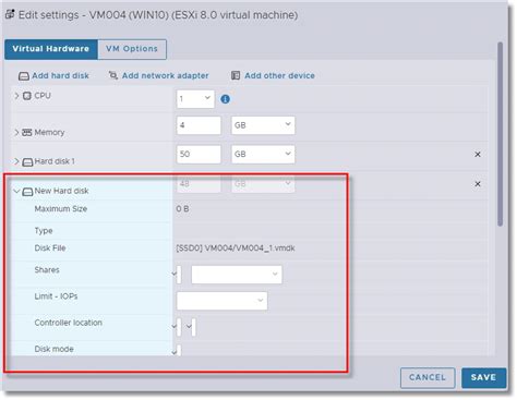 Problem With Adding Existing Hard Disk In Esxi 8 Bug Vmware Vsphere
