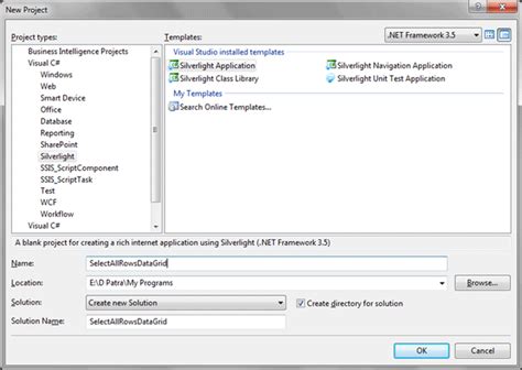 Select All Checkbox In Datagrid And Delete Rows In Silverlight 3