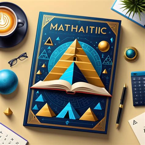 A Book With The Word Math On It Premium Ai Generated Image