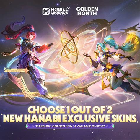 Mobile Legends Bang Bang Golden Month Festival Free Hanabi Skins