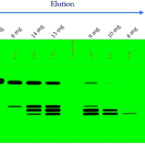 Tlc Profile Of The 10 Cpc Fractions A 254 Nm B 366 Nm And C