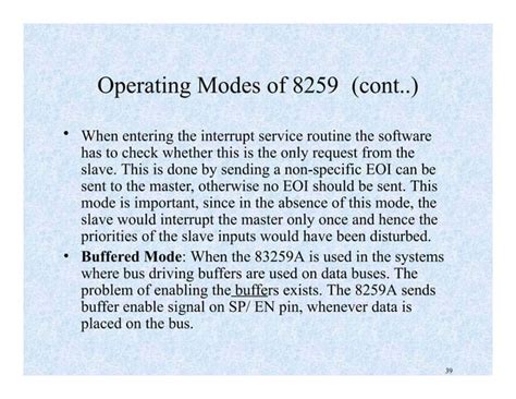 Interrupt Controller Pic 8259 And 8259a A Pptx