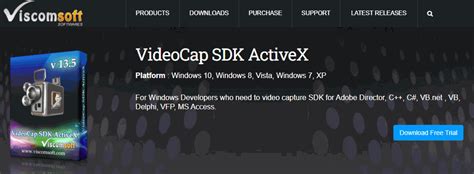 Stream vidéo avec VideoCap SDK ActiveX problème de détection Excel