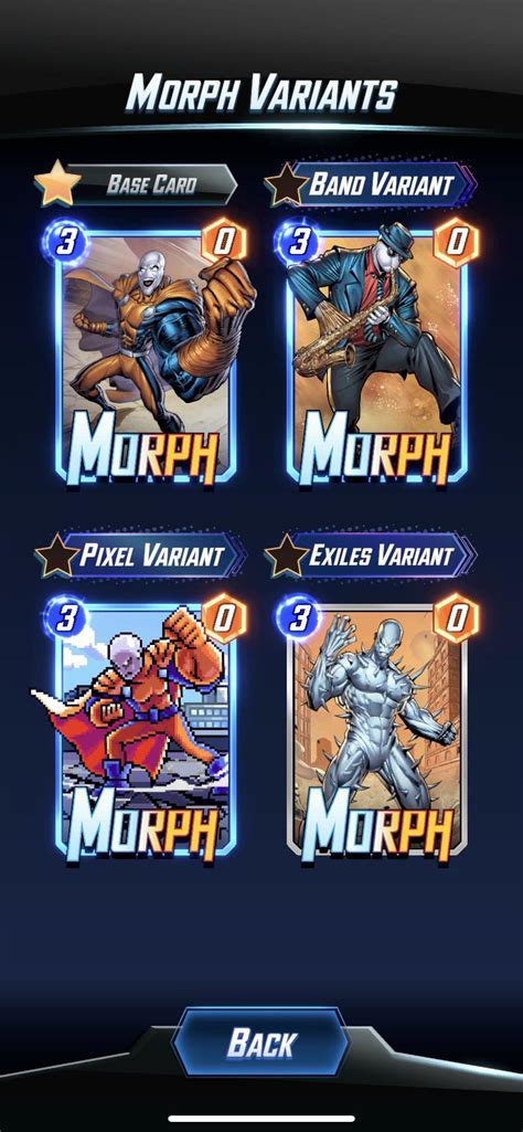 Every time I get a free variant, it's Morph. I don't even play him. Please sir let go of my arm ...
