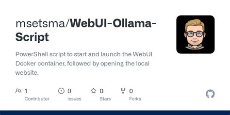 Github Msetsmawebui Ollama Script Powershell Script To Start And Github Msetsmawebui Ollama Script Powershell Script To Start And