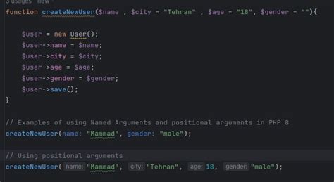 Firoozeh Daeizadeh On Linkedin Php8 Namedarguments Cleancode Webdevelopment Backend