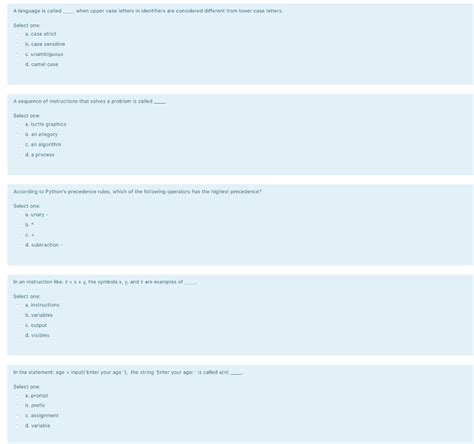 Solved A Is A Word That Is Part Of The Python Language And