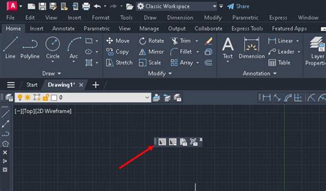 AutoCAD Classic Workspace
