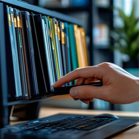 A Person Dragging And Dropping Files On A Computer Screen Using A