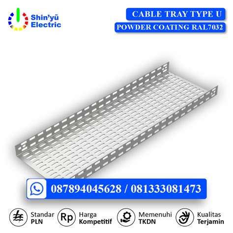 Jual Cable Tray Type U Powder Coating Murah Dan Terlengkap Shinyu