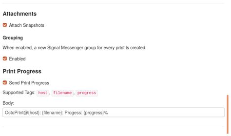 Github Bbernhardoctoprint Signalclirestapi A Signal Messenger Integration For Octoprint