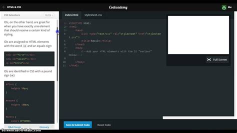 Css Selectors Codecademy Youtube