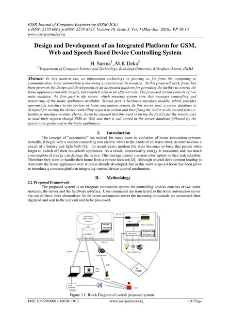 Pdf Design And Development Of An Integrated Platform For Gsm Web And