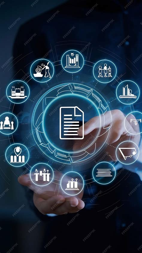 Business Process Management And Automation With Person Validating Document In Workflow Premium