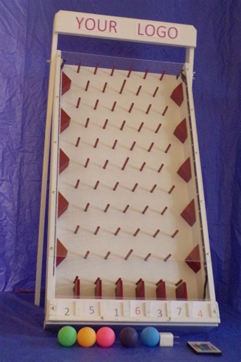 Lighted Plinko Plinko Board Plinko Game Carnival Game Trade Show Light Up Plinko Tabletop
