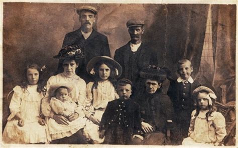 Numerosas así eran las familias europeas y mexicanas