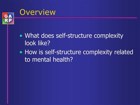 Ppt The Development Of Self Complexity As Occupational Identity And