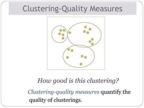 Ppt Measures Of Clustering Quality A Working Set Of Axioms For