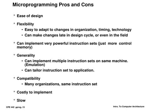 Ppt Cpe 442 Microprogramming And Exceptions Powerpoint Presentation Free Download Id 4233529