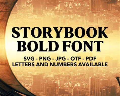 Bold Font Svg