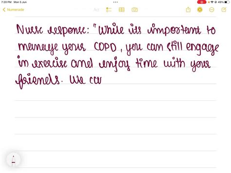 The Nurse Is Providing Discharge Education To A Client Newly Diagnosed With Chronic Obstructive