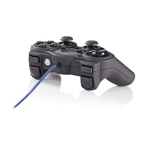 Manette de jeu Vibrations Alimenté par USB Compatible avec périphériques USB Nedis