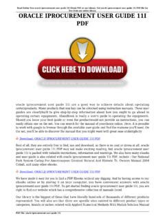 ORACLE IPROCUREMENT USER GUIDE I PDF Oracle Iprocurement User Guide I Pdf Pdf PDF PRO