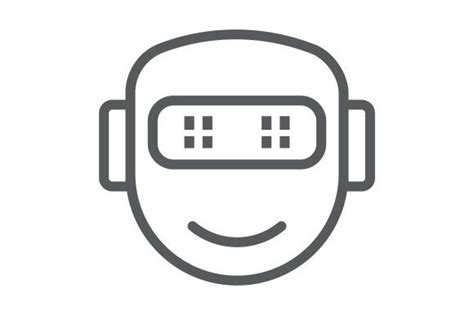 Emotional Robotics Line Icon Graphic By Fox Design · Creative Fabrica